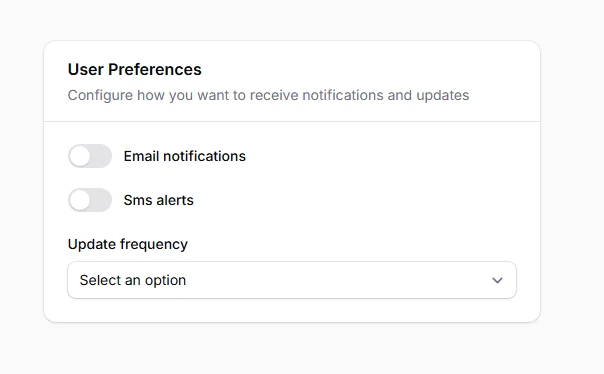 Section Components Filament Hub